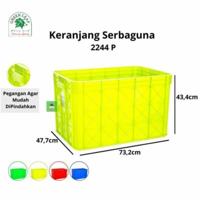CONTAINER BOX PLASTIK KERANJANG KONTAINER INDUSTRI SERBAGUNA
