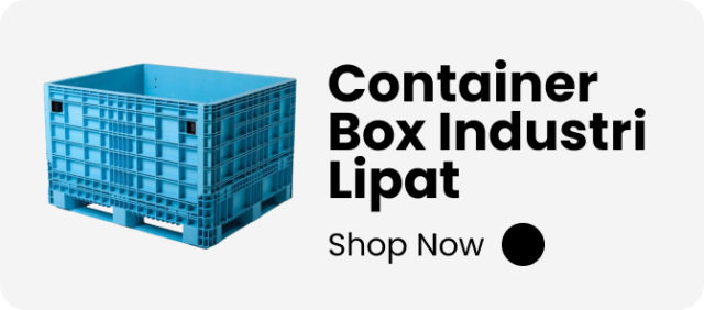 CONTAINER BOX PLASTIK KERANJANG KONTAINER INDUSTRI SERBAGUNA